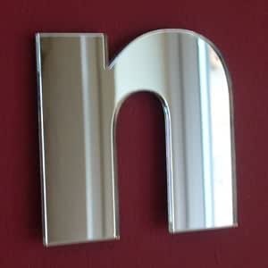 Amazon.com: Lower Case Letter N Mirror 10cm : Baby