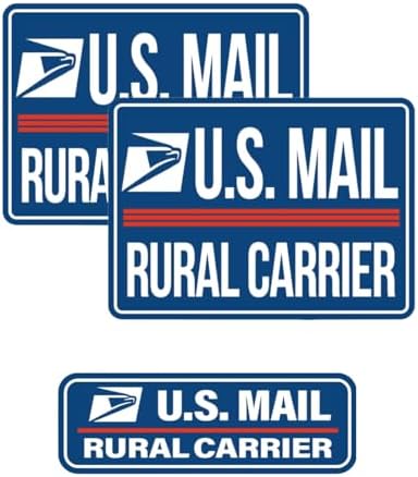 Amazon.com: Mail Delivery Driver Magnetic Signs (Blue) : Industrial ...