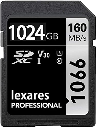 Highly Compatible SDXC Memory Card 1024GB 1066 UHS-I/U3 Storage SD Card ...