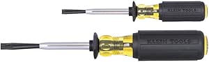 Amazon.com: Klein Tools 85153K Slotted Screw-Holding Screwdriver Set, 3 ...
