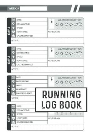 running log book: A Complete Day by Day Journal for Runners: Publisher ...