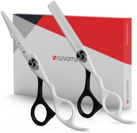 Suvorna Hair Scissors Professional with Thinning Shears for Hair ...