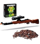 Amazon.com: youeefy Building Blocks Gun Set 630 PCS Micro Bricks,1:3 AK ...