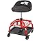 Amazon.com: FreekyFit Rolling Shop Stool with Wheels, Garage Work ...