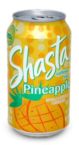 Amazon.com : Shasta 12 Piece Pack Soda Soft Drinks, PINEAPPLE : Grocery ...