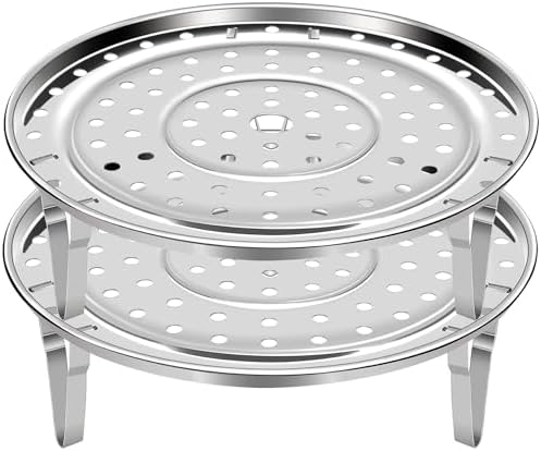 Amazon.com: Aynaxcol 2Pcs Stainless Steel Metal Basket Round Steam ...