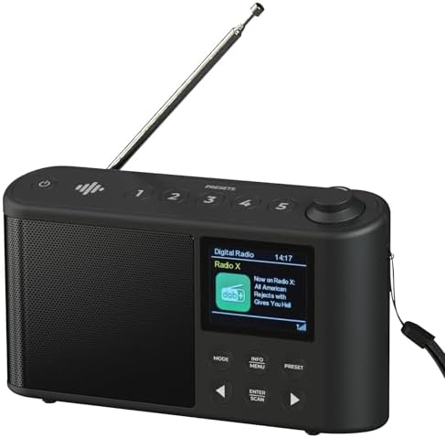 DAB Radio Portable, DAB Plus/DAB Radio, FM Radio, Small Radio, XL Large ...