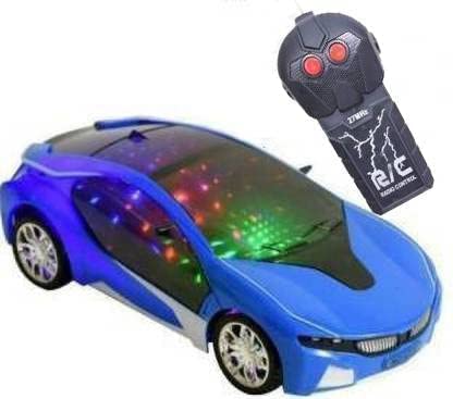 Hk Toys 3D Light Fast Speed Modern 2 Function Remote Control Racing Car ...