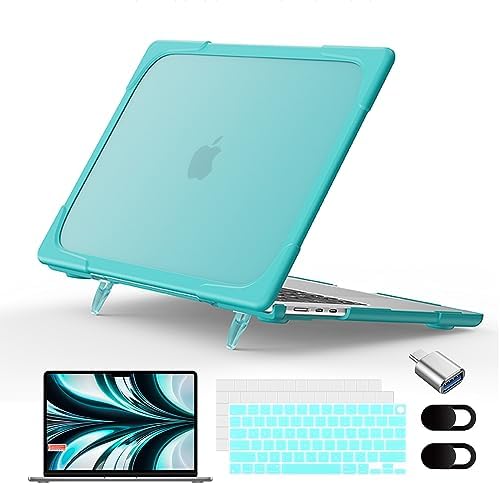 Amazon.com: CAMPLALA Shockproof Case for M3 M2 MacBook Air 15 Inch ...