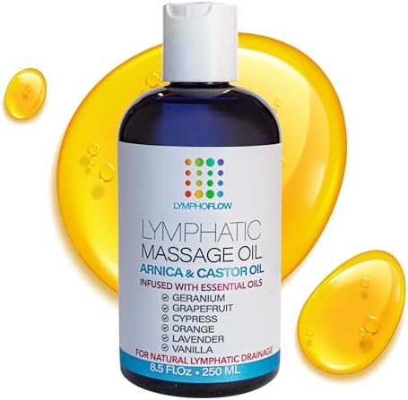 Amazon.com: Lymphatic Drainage Massage Oil with Arnica & Cold Pressed ...