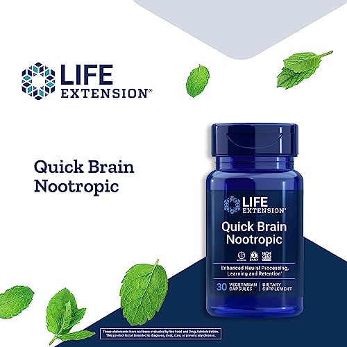 Snapklik.com : Quick Brain Nootropic, 30 Vegetarian capsulesEnhanced ...