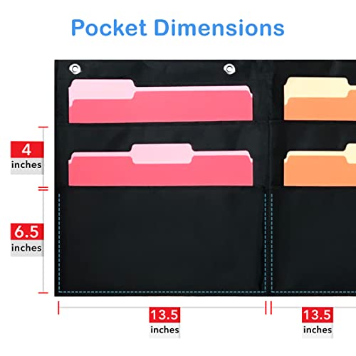Snapklik.com : Essex Wares 6 Pocket Horizontal Storage Pocket Chart ...