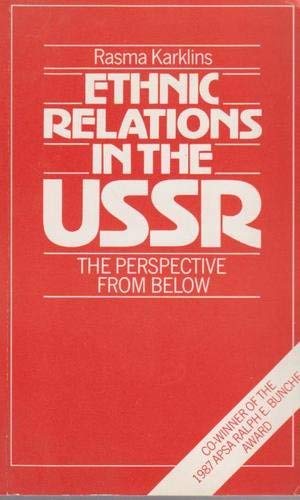 Ethnic Relations In Ussr Pb: Karklins: 9780044451365: Amazon.com: Books