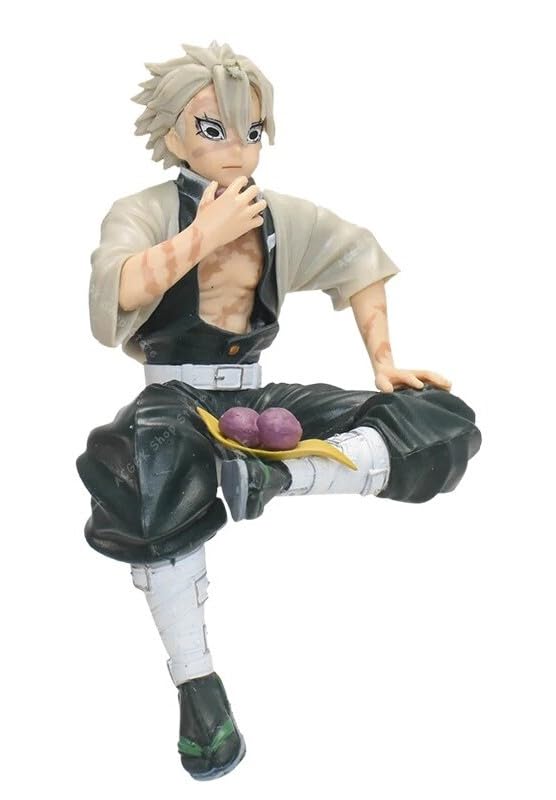 Blue Aura Demon Slayer Sanemi Shinazugawa Action Figure Height- 15.5cm ...
