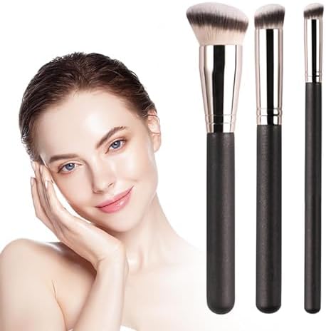 Amazon.com: BK BEAUTY BRUSHES - 109 MINI CONTOURED FOUNDATION - Face ...