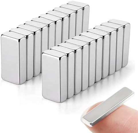 20 Pcs Strong Neodymium Magnets Bar, Heavy Duty Rare Earth Magnets ...