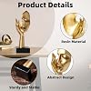 Amazon.com: Gold Decor Thinker Statues Set of 3,Golden Abstract Face ...