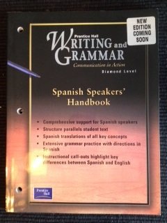 PRENTICE HALL WRITING AND GRAMMER 1 EDTION SPANISH SPEAKER'S HANDBOOK ...