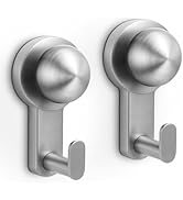 Amazon.com: Shower Hooks for Inside Shower,Suction Cup Hooks for Glass ...