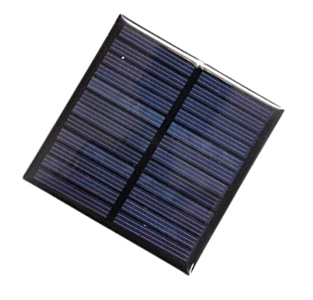 ESPtronics 1 Pc Mini Solar Panel Cell 70x70 Square 6V-100 mAh for DIY ...