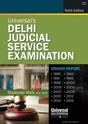Amazon.in: Buy Universals Delhi Judicial Service Examination: 10th ...