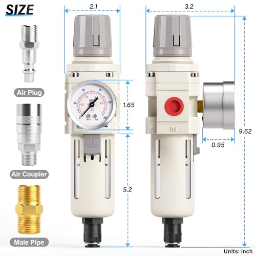 Snapklik.com : TAILONZ PNEUMATIC 3/8 Inch NPT Automatic Drain Air ...