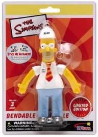 SIMPSONS-HOMER HARDHAT BENDABLE POSEABLE FIGURE : Amazon.co.uk: Toys ...
