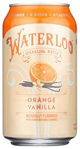 Amazon.com: Waterloo Sparkling Water Orange Vanilla Sparkling Water Single, 12 Fz : Grocery ...