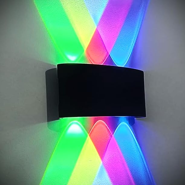 PIXORA Oval Up Down Multy Color Outdoor Waterproof LED Wall Step Light ...