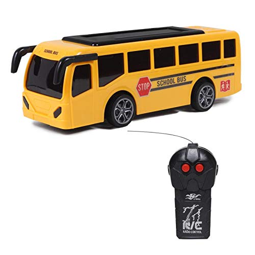 Yellow Tour Bus/Remote Control/Battery Operated/Awesome Looks : Amazon ...