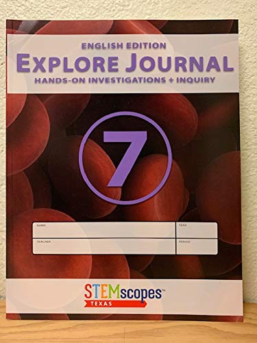 Explore Journal: Hands-On Investigations and Inquiry (STEMscopes Texas ...