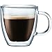 Bodum Bistro 2-Piece Double Wall Mug, 10-Ounce, Clear : Amazon.ca: Home