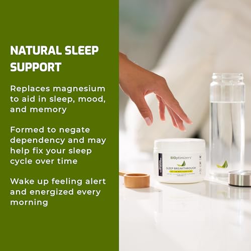 BiOptimizers Sleep Breakthrough 2.0 - Suporte Natural em Pó 202.5g ...