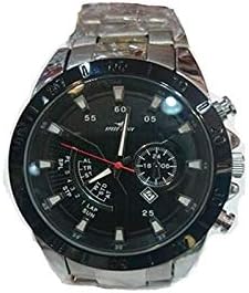 Analog Watch for Men by ADIMAX , Round , Black : Buy Online at Best ...