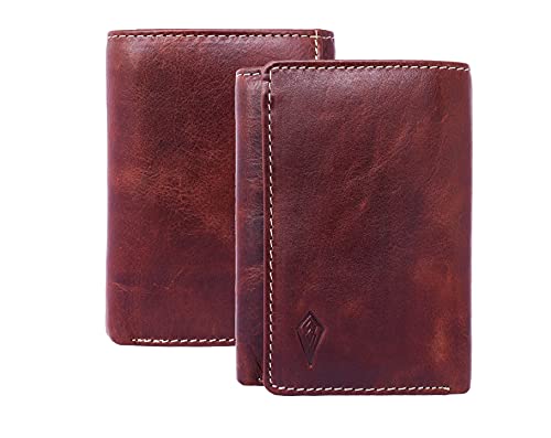IMPERIOUS - THE ROYAL WAY Men's Genuine Leather tri-Fold Wallet ...