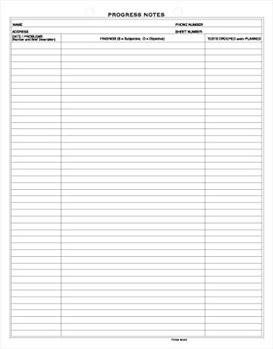 Buy Doctor Stuff - Dentist Office Forms, Dental Progress Notes Form ...