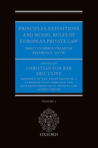 Amazon.co.jp: Principles, Definitions and Model Rules of European ...
