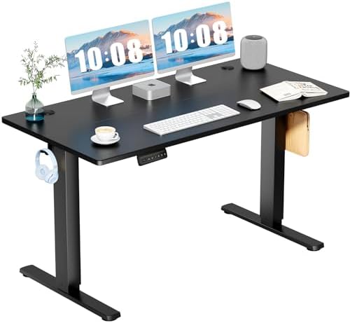 Amazon.com: DUMOS 55 Inch Electric Standing Desk Height Adjustable, Sit ...
