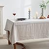 Amazon.com: EVERLY 100% Pure Linen Rectangle Tablecloths 108Lx60WInch ...