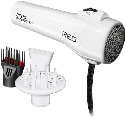 Amazon.com : RED by Kiss Handle-Less 2200W Ceramic Tourmaline Hair ...