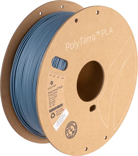 Polymaker Matte PLA Filament 1.75mm Muted Blue, 1.75 PLA 3D Printer ...