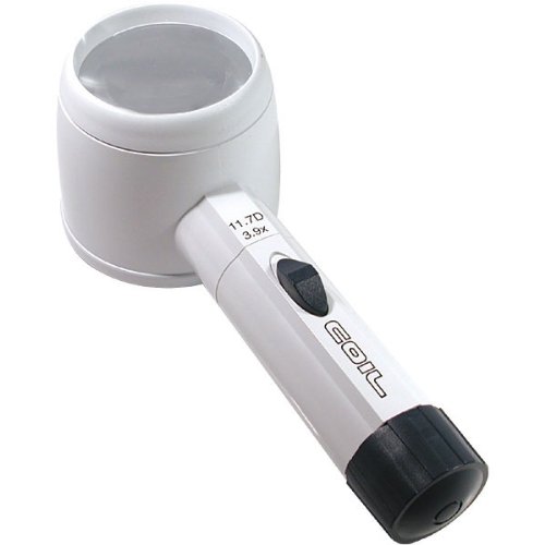 Amazon.com : 3.9X Coil LED Illuminated Hand Held Stand Magnifier 2.3 ...