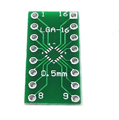 Amazon | Moechando LGA-16～QFN-16をDIPパッケージに変換する ビッチ基板単体 適合チップ：LGA-16・QFN ...