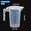 Amazon.com: PATIKIL Graduated Beaker, 2 Pack 100ml PP Plastic Liquid Measuring Cup Double Sided ...