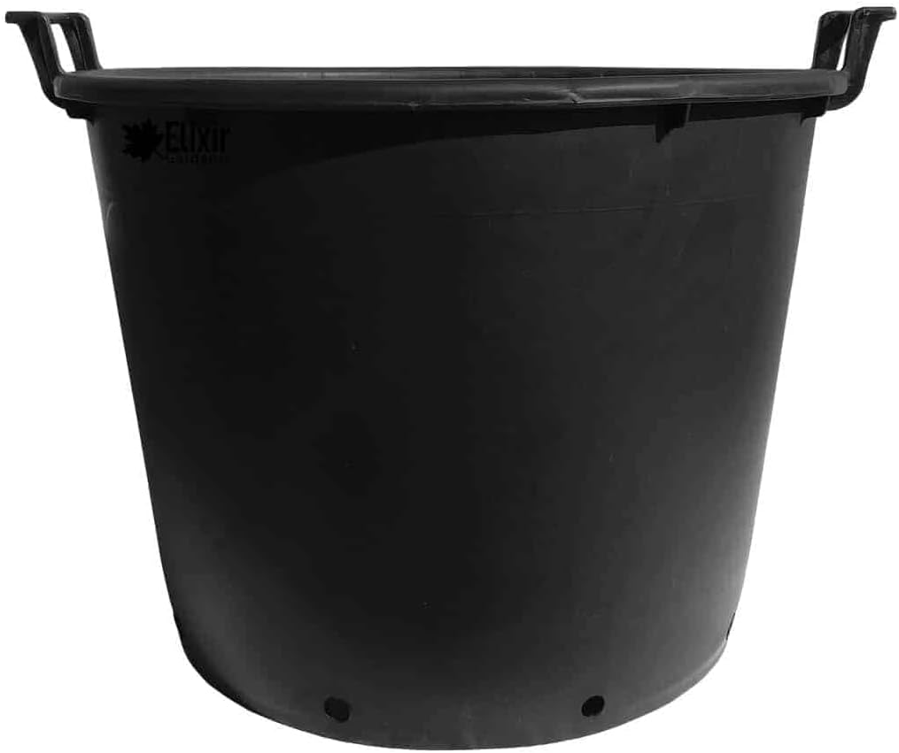 Elixir Gardens Large Recycled Plastic Plant Pot/Tree & Shrub Pots with ...