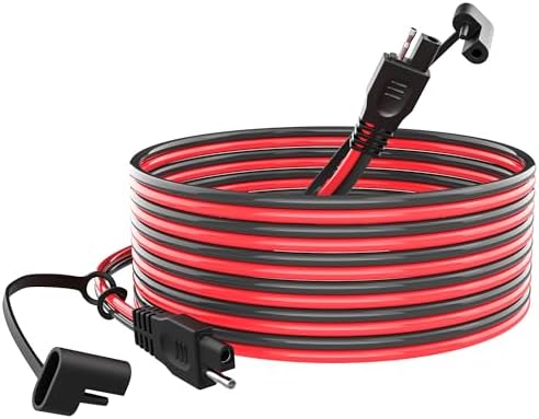 Amazon.com: ELECTOP 15Feet 10AWG SAE to SAE Extension Cable Quick ...