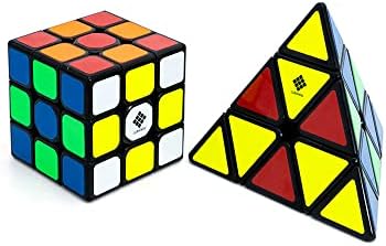 Cubelelo 3x3 & Pyraminx Combo (Black) : Amazon.in: Toys & Games