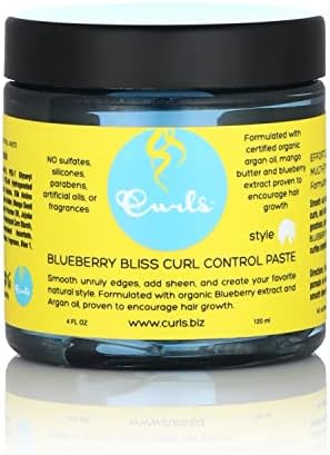 Amazon.com : Curls Blueberry Bliss Control Paste - 4 fl oz, For Wavy ...