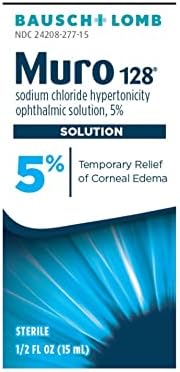 Amazon.com: Muro 128 Ointment, Temporary Relief of Corneal Edema, Eye ...
