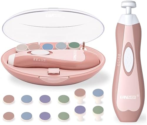 Amazon.com : Fansidi Baby Nail Trimmer Electric, Easy & Safe Nail File ...